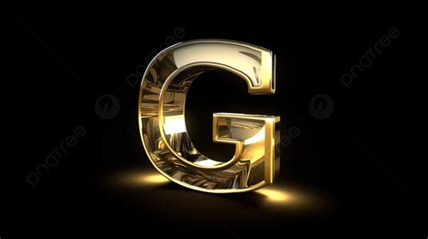 대문자 G 문자의 금속 타이프 스크립트 인쇄 3d 렌더링 빈티지 편지 크롬 편지 배경 일러스트 및 사진 무료 다운로드