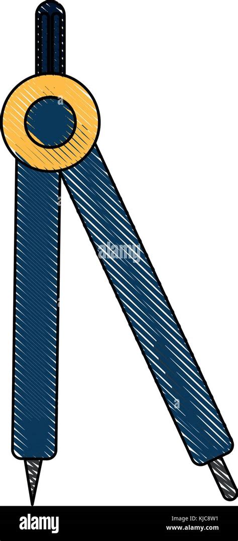 Compass Geometric Tool Stock Vector Image And Art Alamy