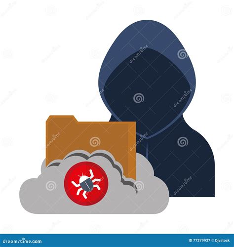 Cyber Security System And Media Design Stock Vector Illustration Of Protection Safe 77279937