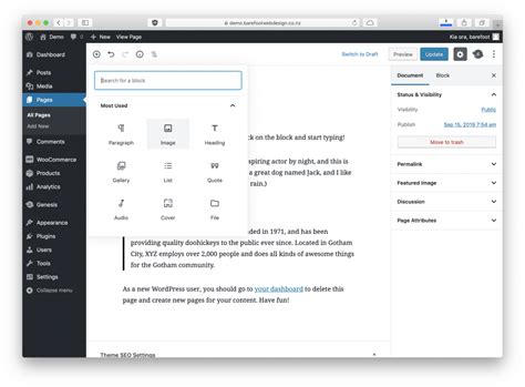 How To Edit Modify Change Page Or Post Content And Text