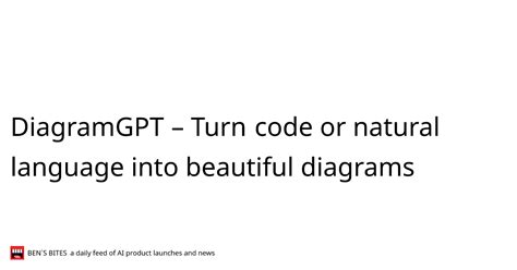 Diagramgpt Turn Code Or Natural Language Into Beautiful Diagrams