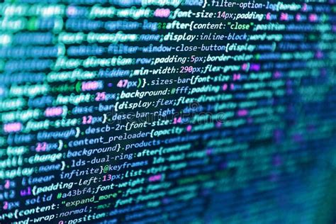 Abstract Computer Script Source Code Web Abstract Programming And