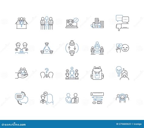 Interactive Stimulus Line Icons Collection Engaging Interactive Immersive Impactful