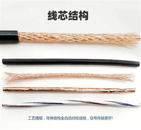 Rvvp屏蔽线2芯3芯4芯5芯6芯x05075101525平方信号电缆线虎窝淘