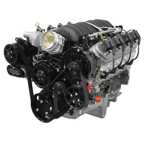 Blueprint Psls3760ctfk 376ci Dressed Ls3 Engine Black Pulley Kit