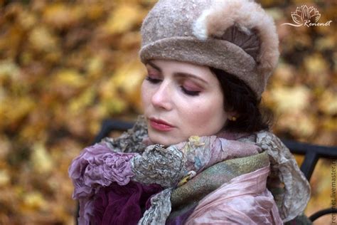 Купить Шляпка валяная Незнакомка Осень осень бежевый классика шляпка альпака валяная