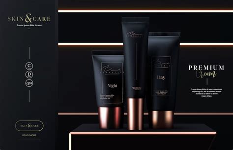 스킨 케어 제품을위한 3d 우아한 화장품 오일 스프레이 고급 페이셜 크림 화장품 광고 전단지 또는 배너 디자인 블루 화장품