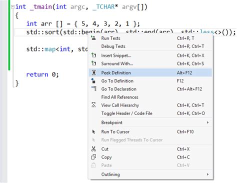 How To Enable Peek Definition In Visual Studio Code