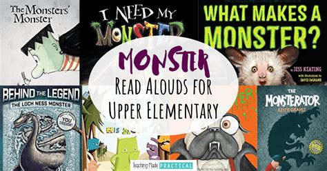 Read Aloud Books About Monsters For 3rd 4th And 5th Grade Teaching