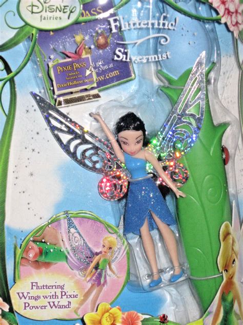 Disney Flitterific Silvermist Tinkerbell Wand Dolls Pixie Fairies 2009