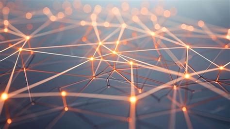 Premium Photo Conceptual Drawing Of The Plexus Network Connections Lines