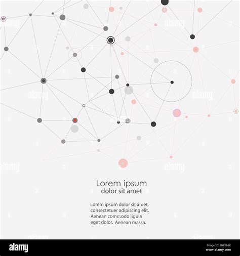 Vector Network And Connection Background For Your Presentation Stock Vector Image And Art Alamy