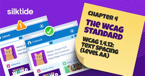 Wcag 1412 Text Spacing Level Aa Silktide