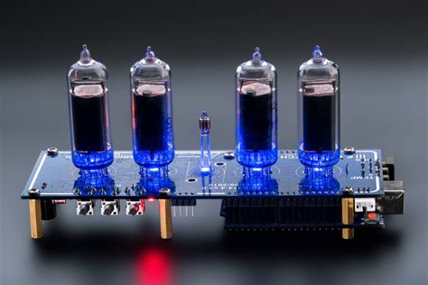 IN Shield Nixie Clock With Dot S SMF RGB USB Tunes Tubes Sockets Column With