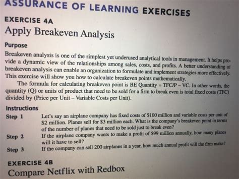 Solved Assurance Of Learning Exercises Exercise 4a Apply