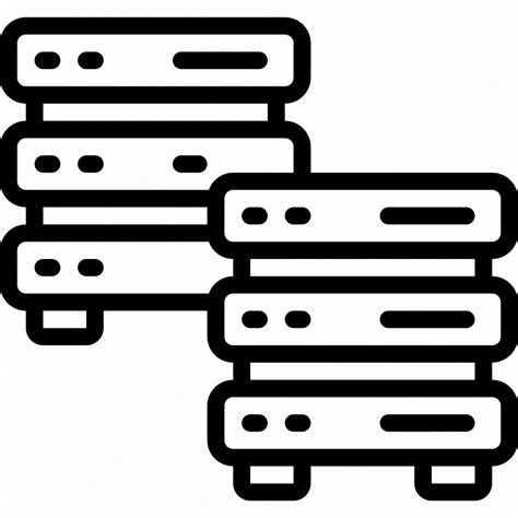 Servers Server Stack Network Internet Icon Download On Iconfinder