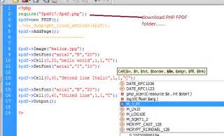 Pdf Generation In Php