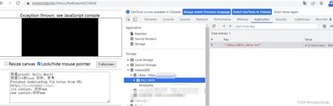 Webassembly第四章 Cc调用javascript和请求文件读写操作示例 关键字：wasm Emcc Js C Cwebassembly C 怎么读写