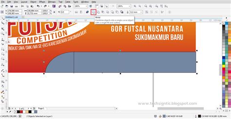Tutorial Membuat Banner Spanduk Futsal Di CorelDraw TechSigntic