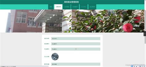 Ssm高校就业管理系统开题源码 Csdn博客