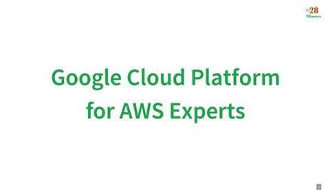 Gcp For Aws Professionals Presentationpdf