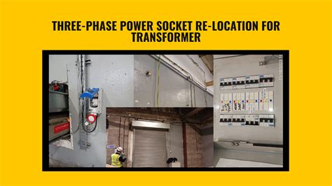 Three Phase Power Socket Re Location For Transformer Hale Engineering And Consultancy Services