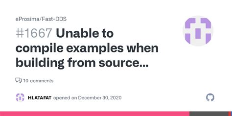 unable to compile examples when building from source using colcon