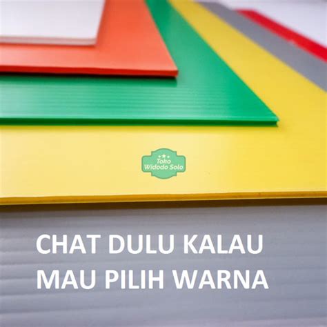 Jual Impraboard 51x77cm Alvaboard Infraboard Bahan Box Plastik Kota
