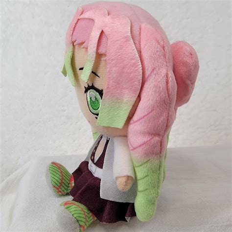Demon Slayer Mitsuri Kanroji Plush Doll Kimetsu No Yaiba Chibi Stuffed