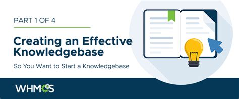 Creating An Effective Knowledgebase 1 So You Want To Start A