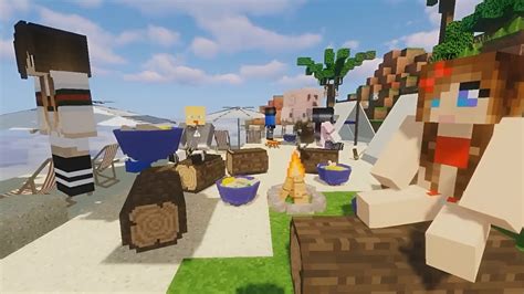 ШОК КРИСТИНА В КУПАЛЬНИКЕ НА ПЛЯЖЕ РАЙСКИЕ ОСТРОВА В МАЙНКРАФТ 15 720р Youtube