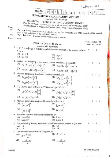 MAB T May Discrete Mathematics For Engineers Studocu