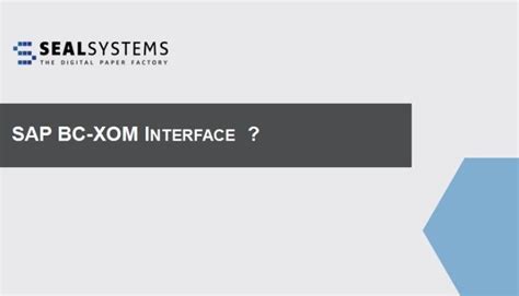 Sap Bc Xom Interface