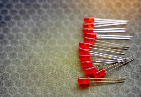 Lamp Type Red Light Emitting Diode Is A Semiconductor Device That Emits Light When Current Flows
