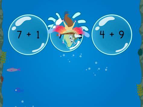 Treasure Diving Compose Numbers To Make 10 Game 2 Game