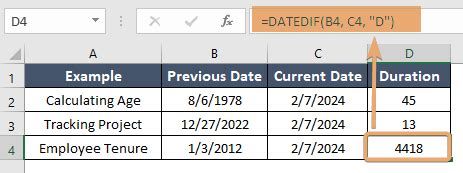 How To Use DATEDIF Function In Excel 3 Examples