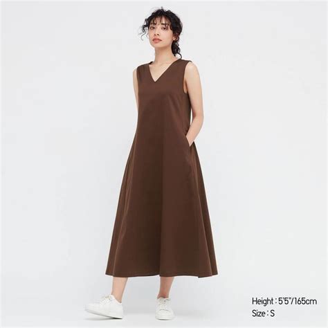 Бавовняна сукня Uniqlo — ціна 1000 грн у каталозі Сукні міді Купити жіночі речі за доступною