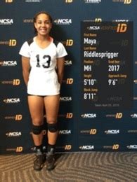Maya Riddlespriggers Womens Volleyball Recruiting Profile