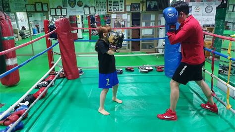 세계챔피언배출 포항권투 여초딩4학년 김예서입관1주일 두번째 스파링 감상 Youtube