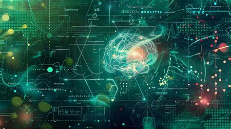 The Intersection Of Intuition And Technology Visualized Through Data Points And Neural Networks