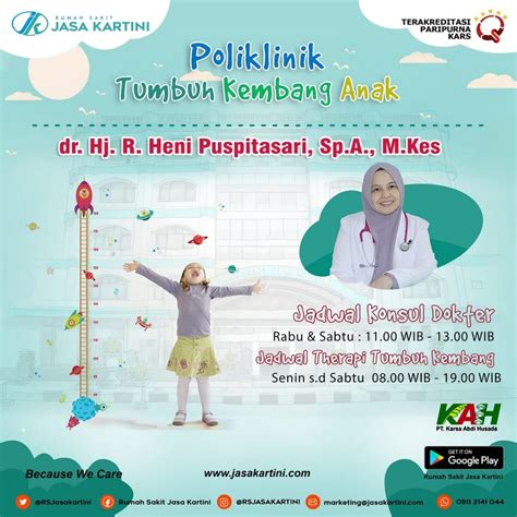 Klinik Tumbuh Kembang Rs Jasa Kartini