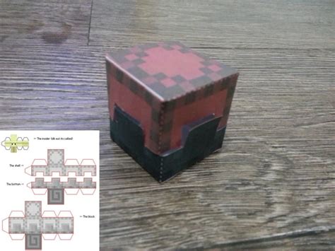 Mini Shulker Request D Pixel Papercraft