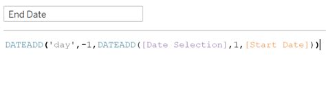 How To Do Dynamic Date Selections In Tableau