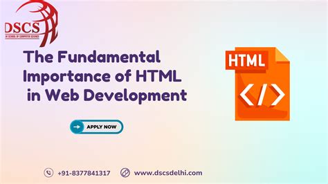 The Fundamental Importance Of Html In Web Development