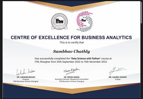 Python Datascience Connections Itm Businessanalyst Business