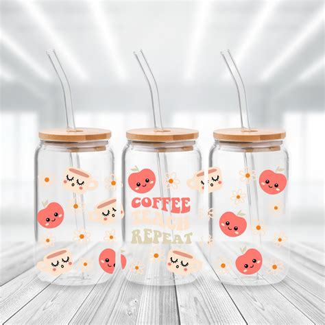 Uv Dtf Coffee Teach Repeat Xo Craft