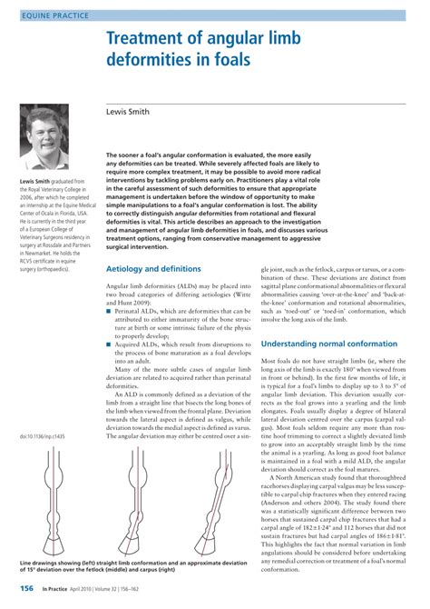 Pdf Treatment Of Angular Limb Deformities In Foals