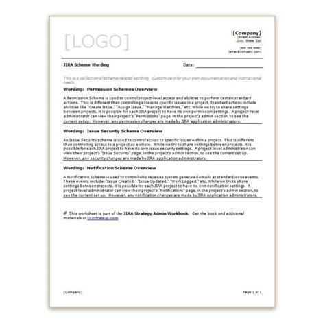 JIRA Scheme Wording Strategy For Jira