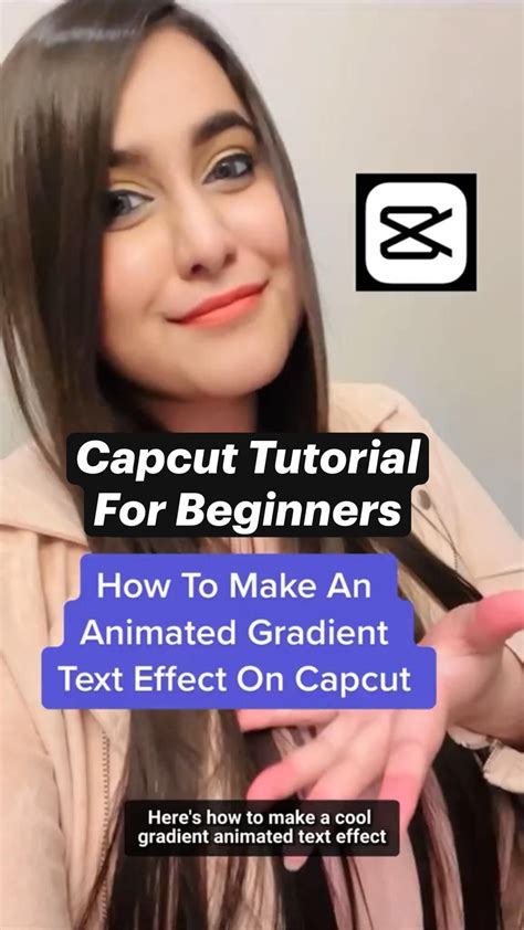 Capcut Tutorial For Beginners How To Create Animated Gradient Text On