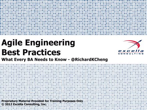 Agile Engineering Best Practices By Richard Cheng Ppt